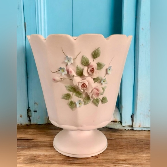 Lefton | Accents | Vintage Marked Lefton Hand Painted Porcelain 3d Rose ...